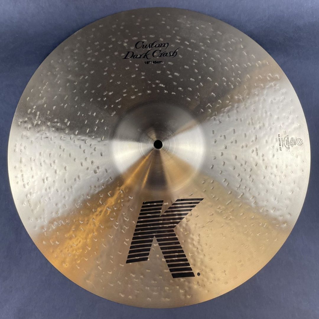 K Custom Dark Crash 18インチ 入荷しました！【MyDrumsShop】｜島村楽器 イオンモール筑紫野店