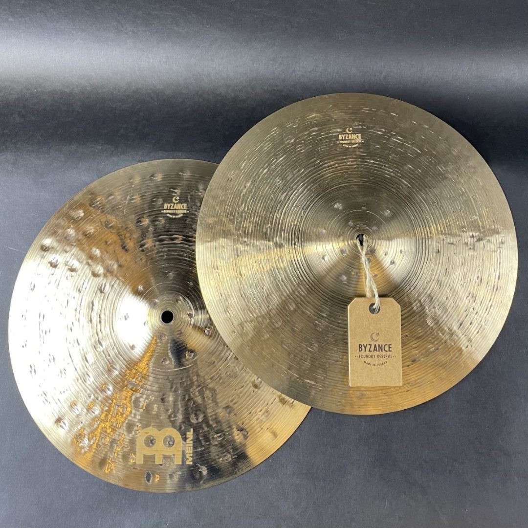 【新入荷】Meinl Byzance Foundry Reserve シリーズ ハイハットシンバル【MyDrumsShop】｜島村楽器 イオンモール筑紫野店