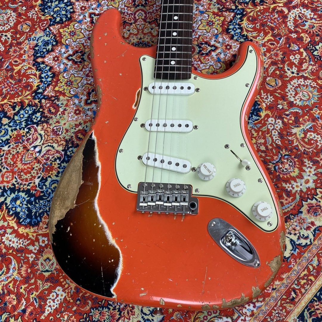 【奇跡の入荷】J.W.Black Guitars JWB-JP-S R/3TS – Fiesta Red Over 3Tone ...