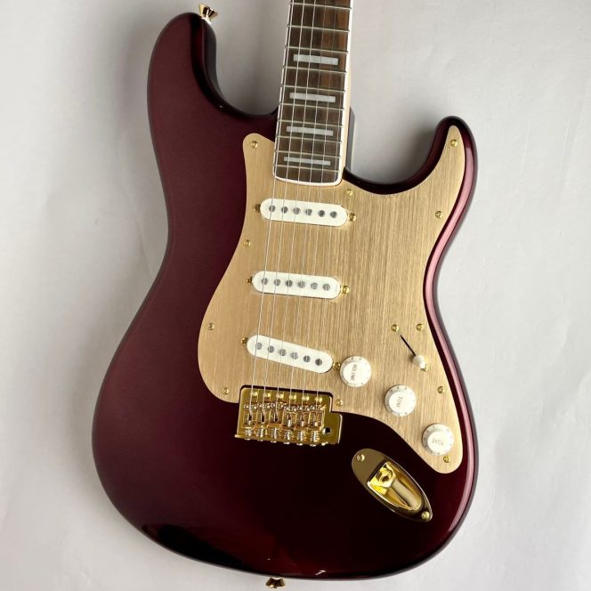 【スクワイヤ40周年記念モデル】40th Anniversary Stratocaster Gold Edition Ruby Red ...