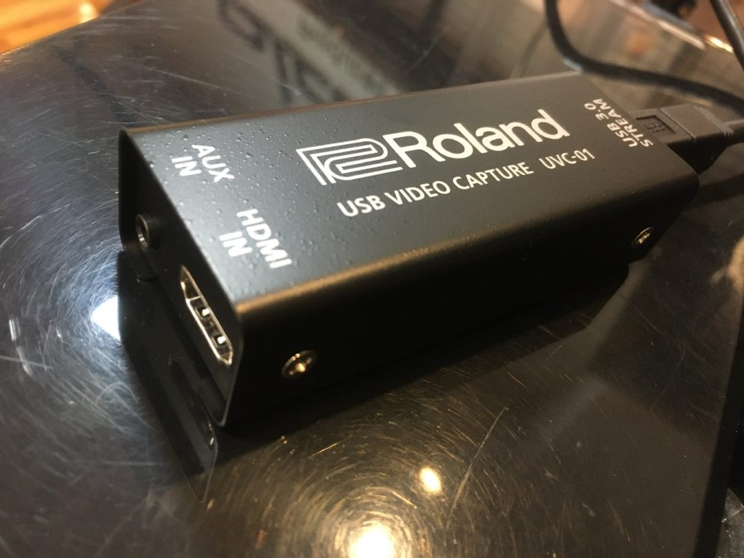 【Roland UVC-01】ドライバーのインストール不要、ローランドのビデオ・スイッチャーと組み合わせて簡単にライブ配信を実現するUSBビデオキャプチャー！｜島村楽器 名古屋パルコ店