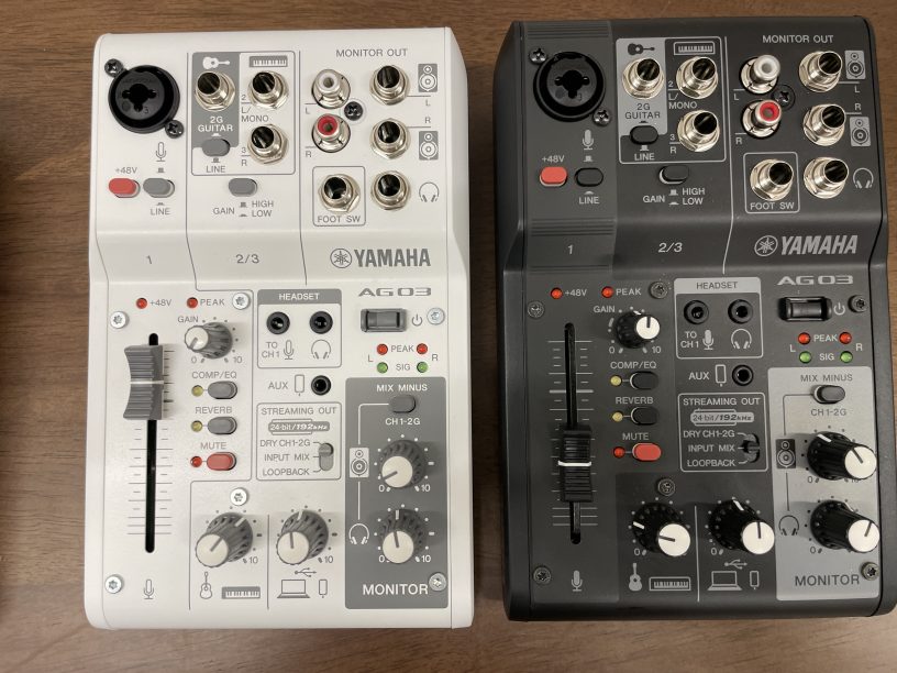 何が変わったの？AG03/AG06とAG03mk2/AG06mk2の違いを比較・紹介！｜島村楽器 名古屋パルコ店