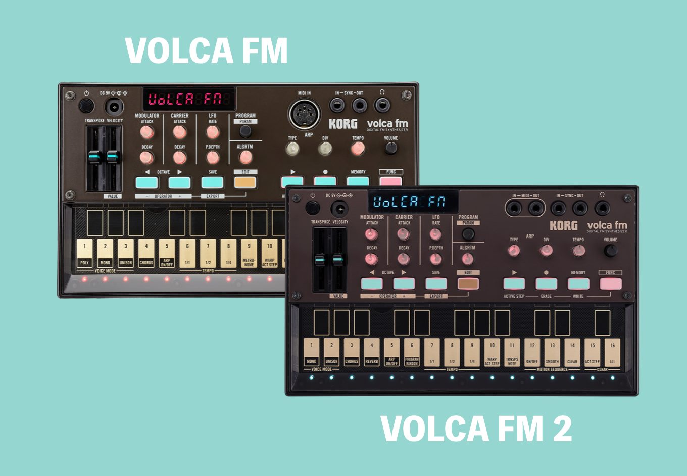 ここが違う！新しくなったKORG volca fm2が発表！初代モデルとの違いや進化した点をご紹介！｜島村楽器 名古屋パルコ店