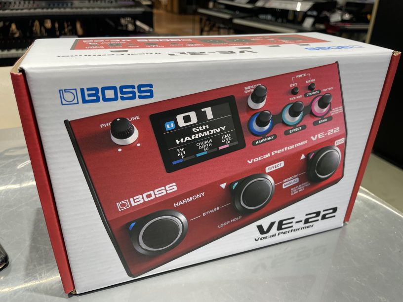 【実機レビュー】新たなボーカルエフェクターBOSS VE-22が入荷！簡単操作で高音質なサウンド！｜島村楽器 名古屋パルコ店