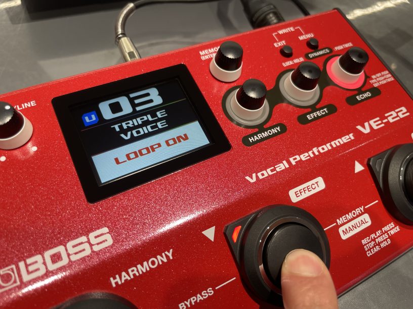 【実機レビュー】新たなボーカルエフェクターBOSS VE-22が入荷！簡単操作で高音質なサウンド！｜島村楽器 名古屋パルコ店