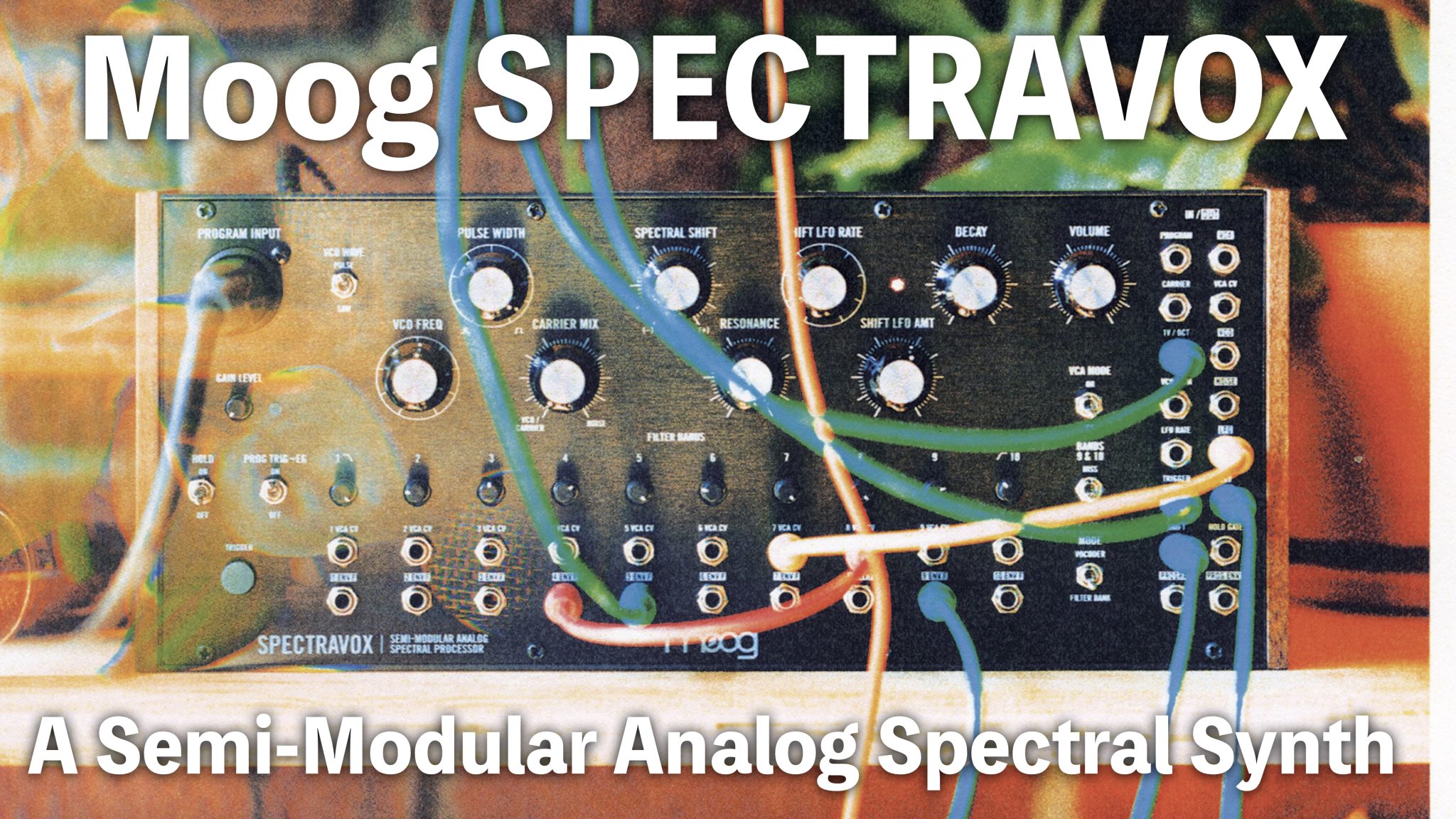 【展示中】Moog Spectravox発売開始！10バンド・フィルター・バンクで構成されるアナログ・スペクトラル・プロセッサー｜島村楽器 名古屋パルコ店