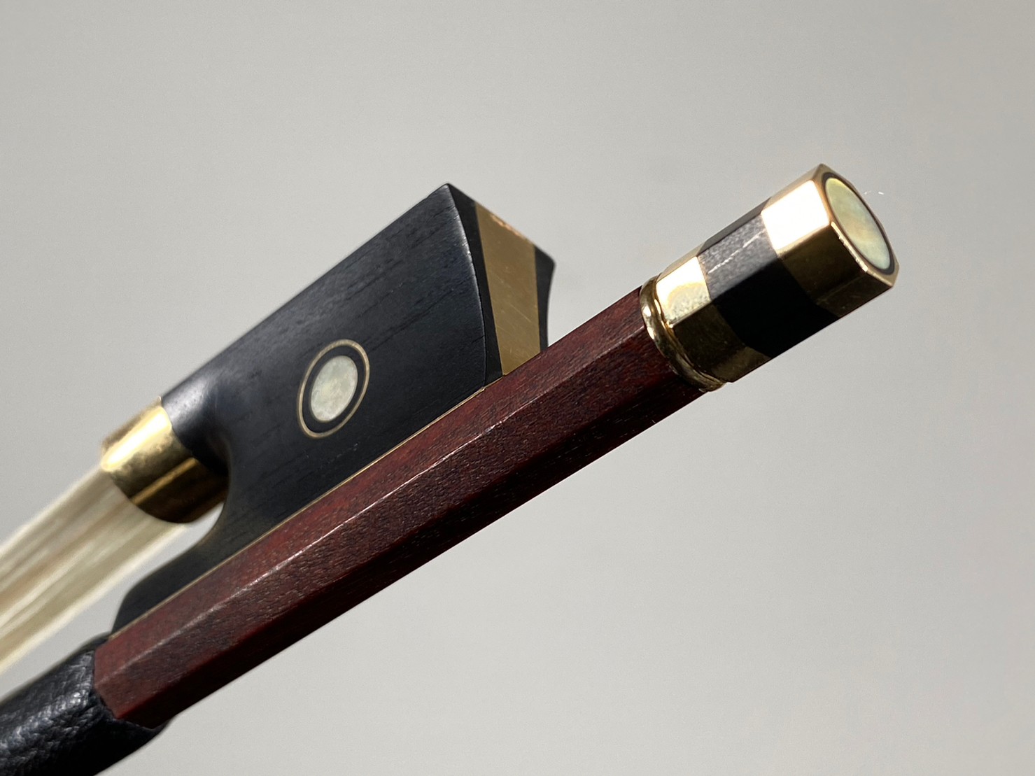 ＜Violin Bow＞ Martin Devillers, France – Paris, 1992 ヴァイオリン弓 マルタン・デヴィエ 金 ...