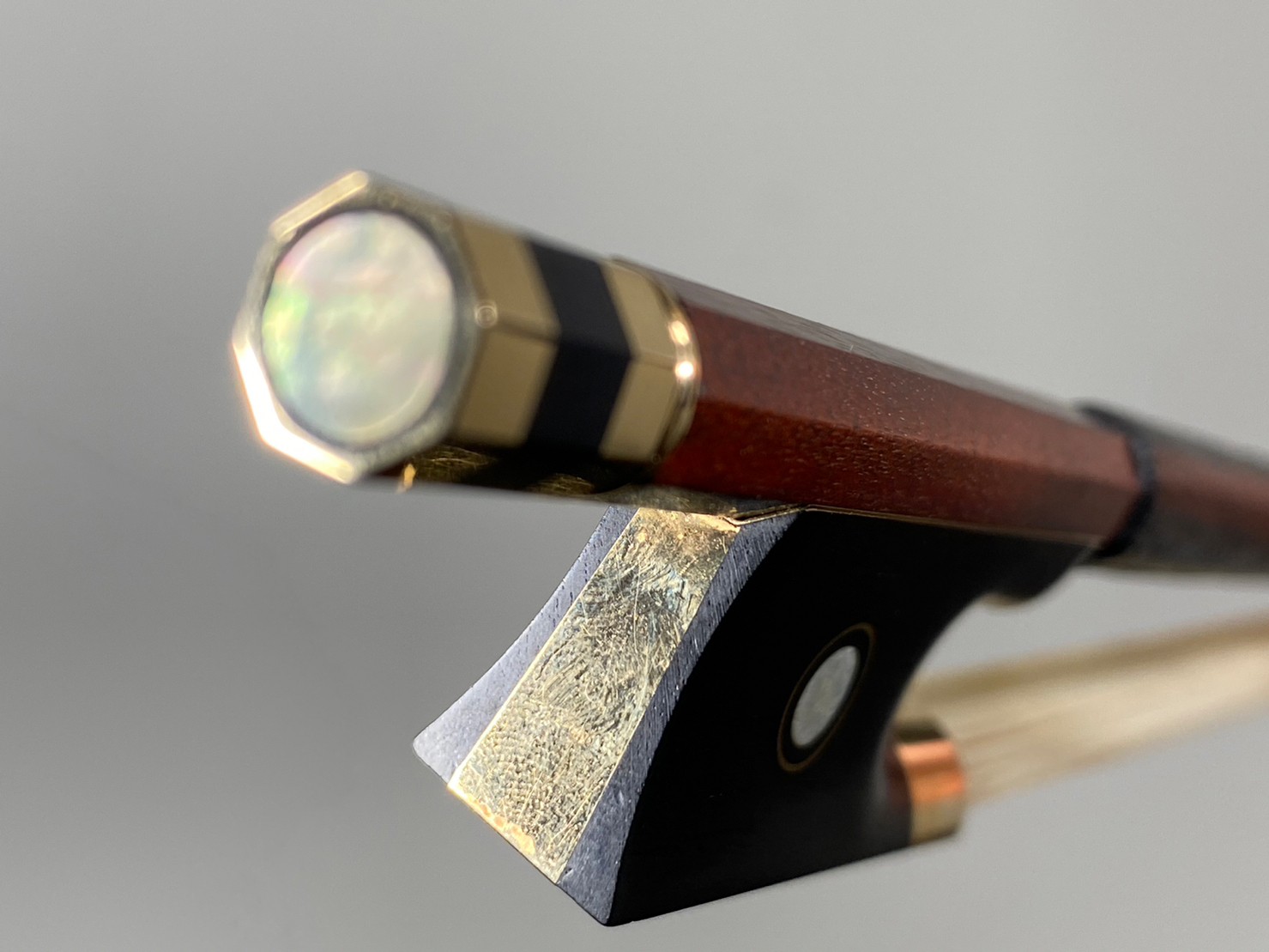 ＜Violin Bow＞ Martin Devillers, France – Paris, 1992 ヴァイオリン弓 マルタン・デヴィエ 金 ...